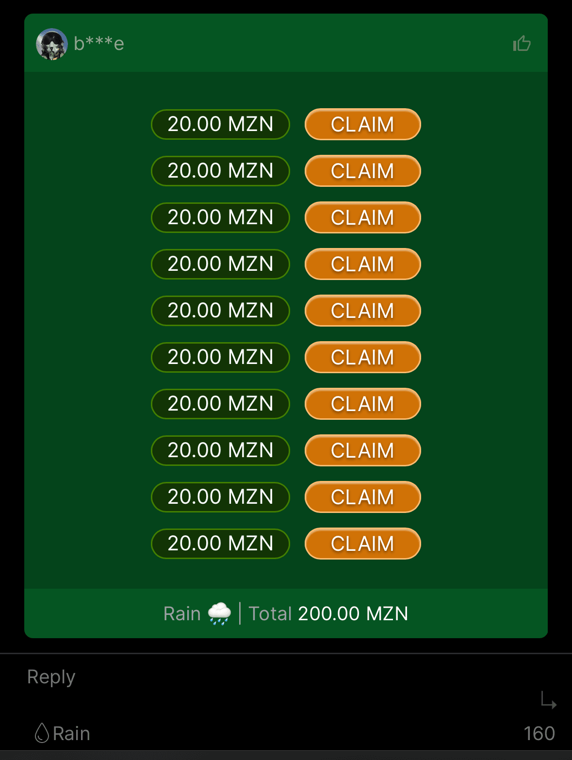 Aviator rain | betPawa Mozambique